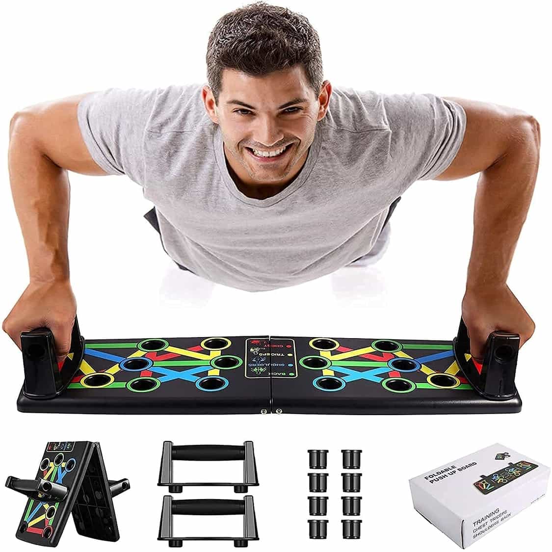 Portable® PushUp - 14 i 1 Push-Up-Bræt – NB DK